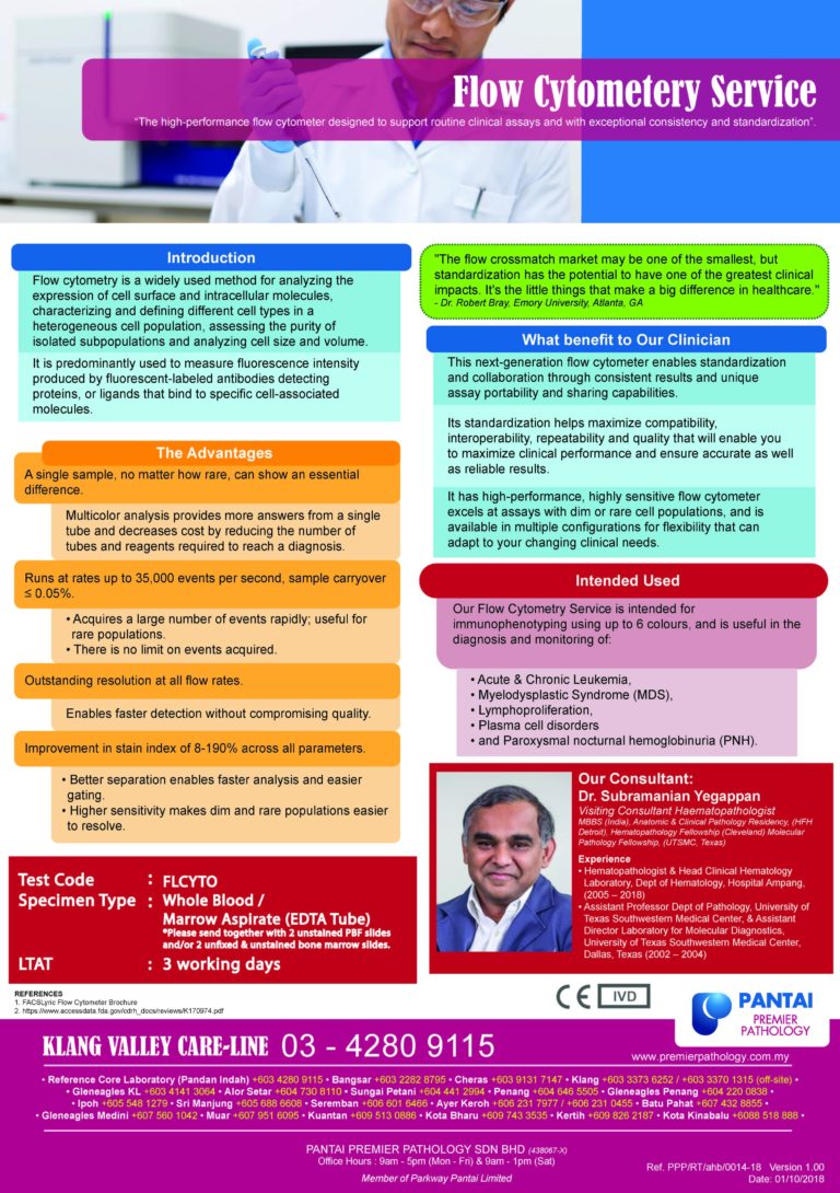 Flow Cytometry Service – Premier Integrated Labs